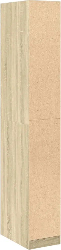 Šatní skříň dub sonoma 30 x 50 x 200 cm kompozitní dřevo 3307740