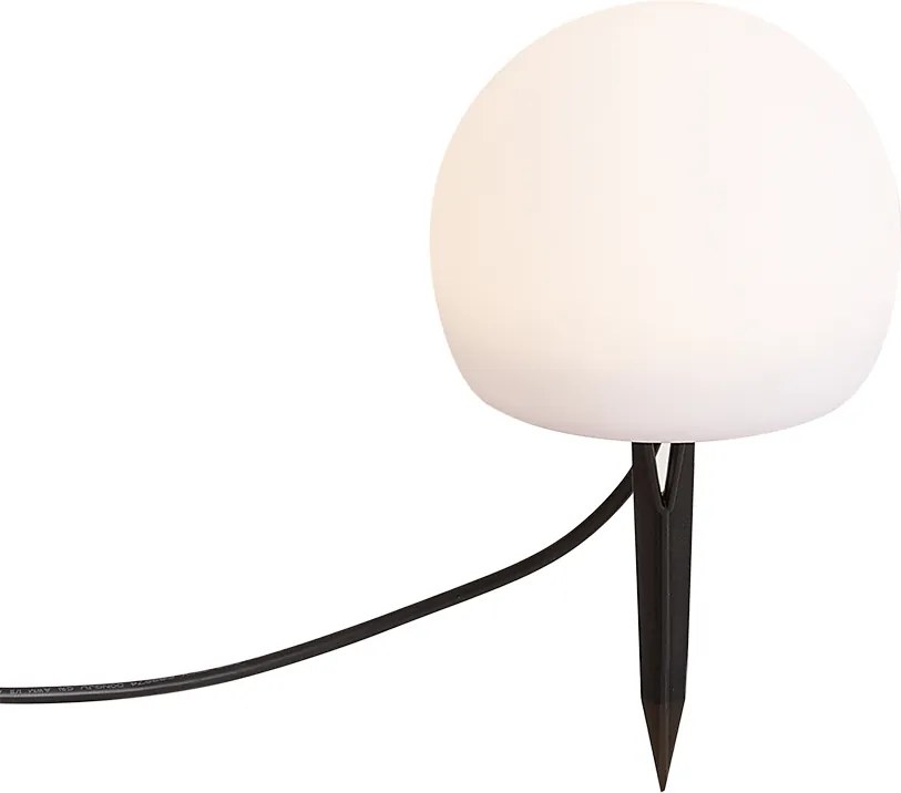 Moderní venkovní lampa 12V bílá 12cm vč. LED IP65 - Voltaire Luno