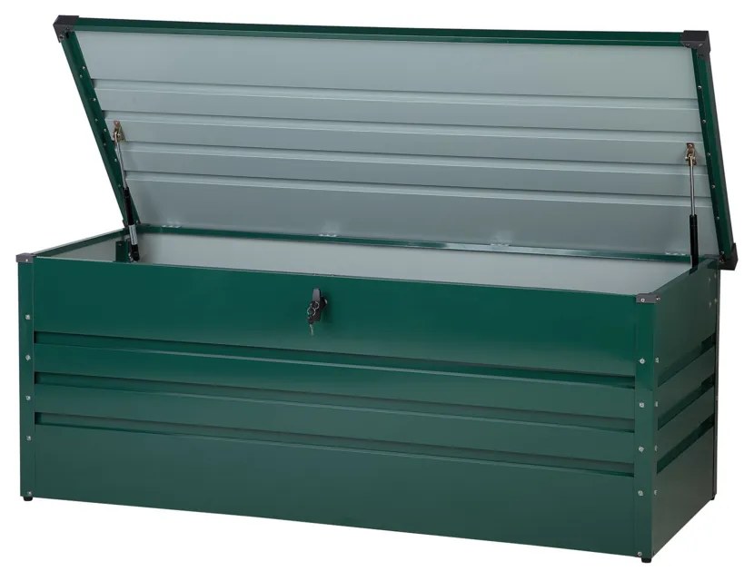 Úložný box, tmavě zelená, 165 x 70 cm, 600L CEBROSA