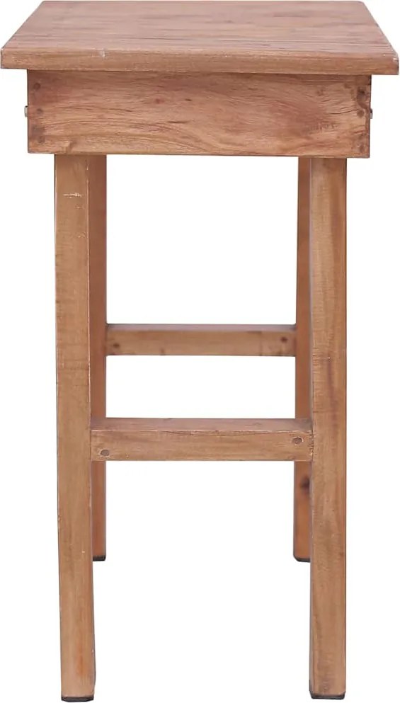 Přístavný stolek 70 x 35 x 60 cm masivní mahagonové dřevo 283915
