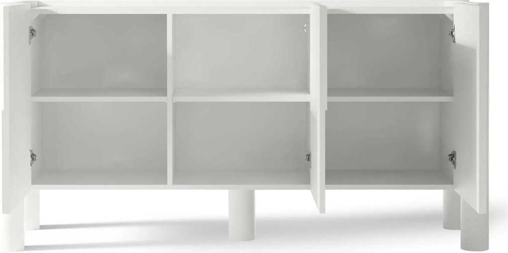 Designová komoda Lunaria 160 cm bílá