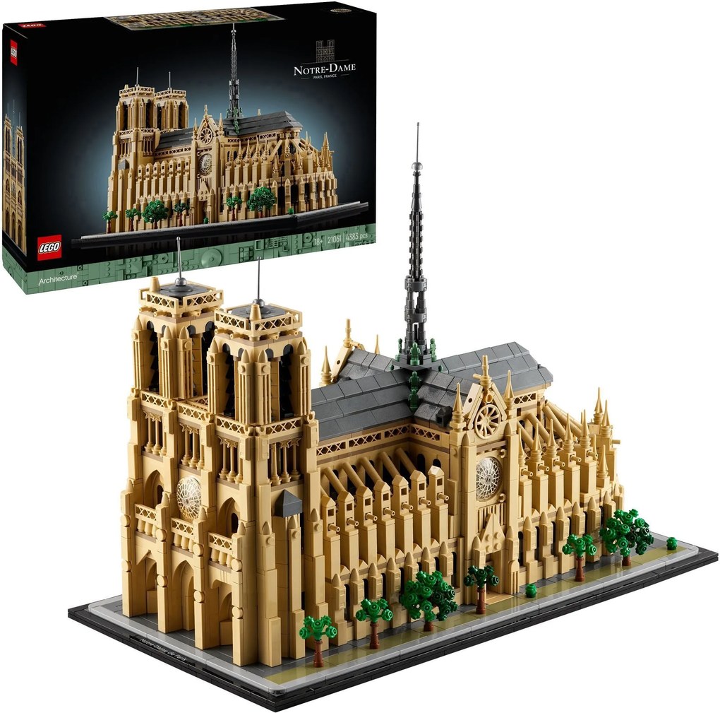 Lego stavebnice lego architecture 21061 notre-dame v paříži