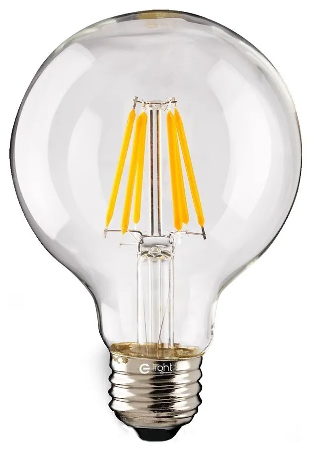 Dekorační LED žárovka E27 teplá 2700k 7w 806 lm