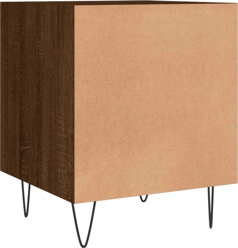 vidaXL Noční stolek 40 x 40 x 50 cm kompozitní dřevo [827562] Barva: šedá sonoma