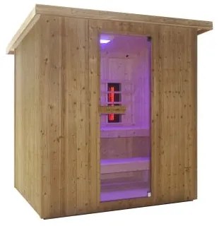 RAKOUSKÝ produkt - Venkovní kombinovaná sauna LAHTI 198x181,5x202,2 cm ( F30200 )