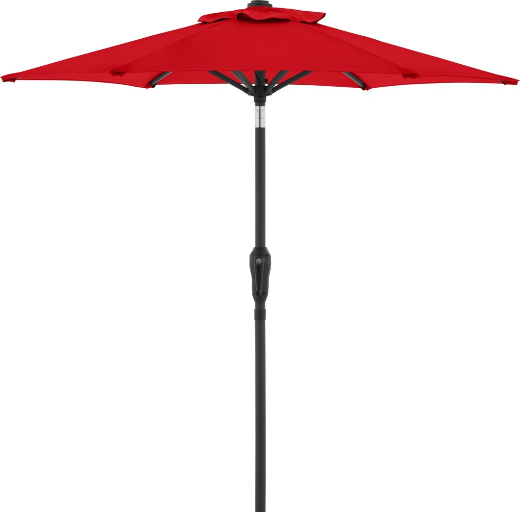 Doppler LIFE zahradní slunečník 180 cm červená