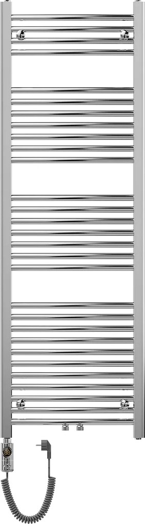 Mexen Ares, elektrické topné těleso 1500x500 mm + topná tyč 600 W, chromová, W102-1500-500-2600-01