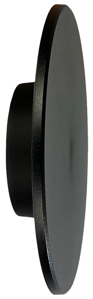 Exteriérová nástěnná LED svítidlo Disk, 1x LED 15w, CCT, černá