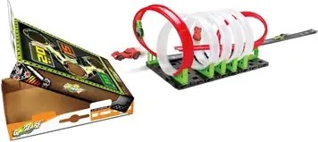 Bburago GoGEARS EXTREME Loop set - Hyper6 Loop and Launch dráha se dvě