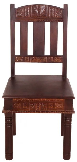 Set 2 židlí z recyklovaného dřeva Mamba