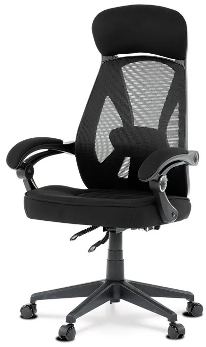 Ergonomická kancelářská židle VIGELTI - černá síťovina Barva: černá