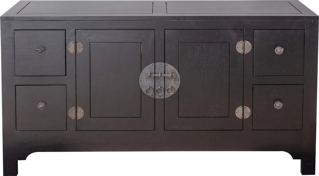 Komoda Modern 137x45x76cm black