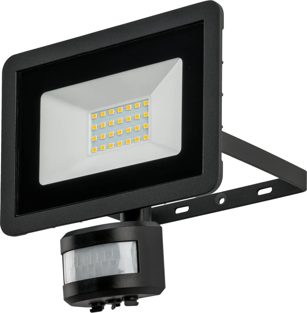 Livarno® Venkovní LED reflektor s pohybovým senzorem (černá)