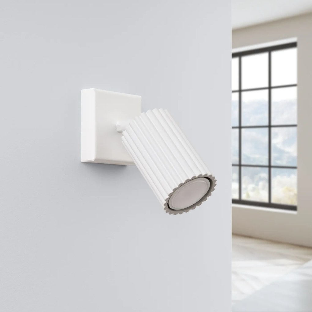 Sollux Lighting Nástěnné svítidlo KARBON bílé