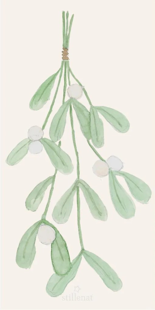 Papírové ubrousky Mistletoe - 16 ks Ib Laursen