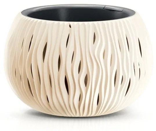 PROSPERPLAST Květináč - SANDY BOWL Průměr: 47,8 cm, Barva: antracit