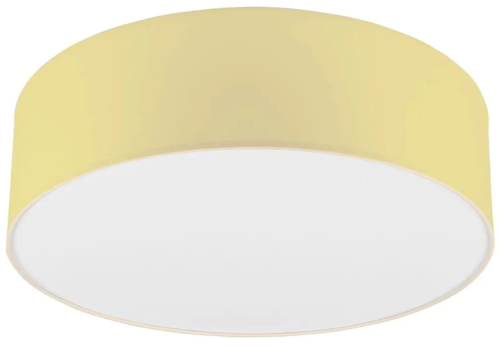 Lamkur | Stropní svítidlo SIRJA PASTEL DOUBLE 4xE27/15W/230V pr. 45 cm žlutá | LA48208