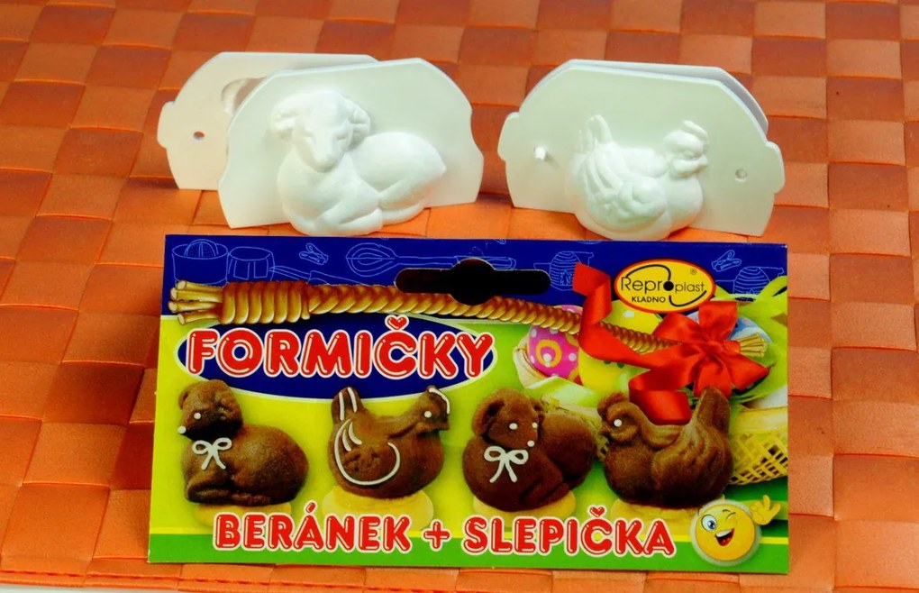 Reproplast Formičky na plněné cukroví beránek + slepička