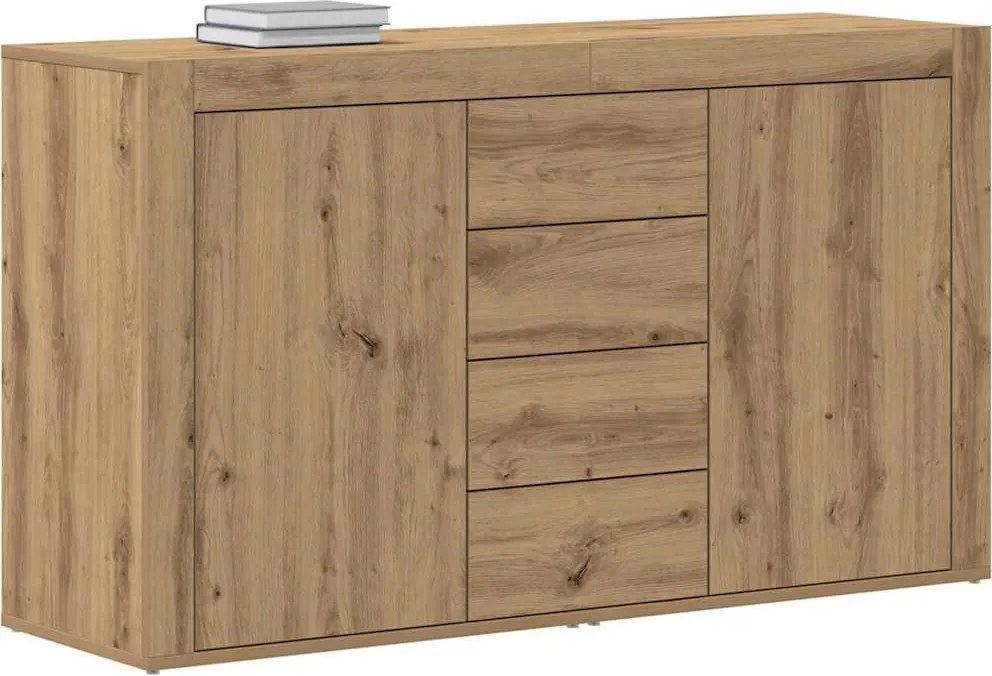 Servírovací skříň Artisanový dub 120 x 36 x 69 cm 3333864