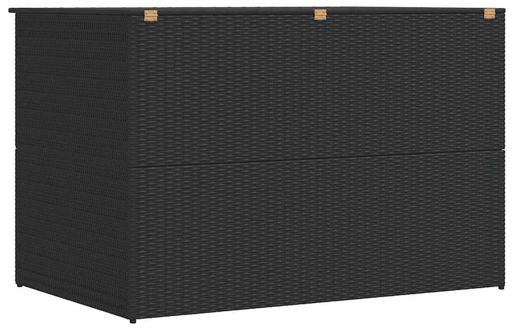 vidaXL Marketos Zahradní úložný box černý 150 x 100 x 100 cm polyratan