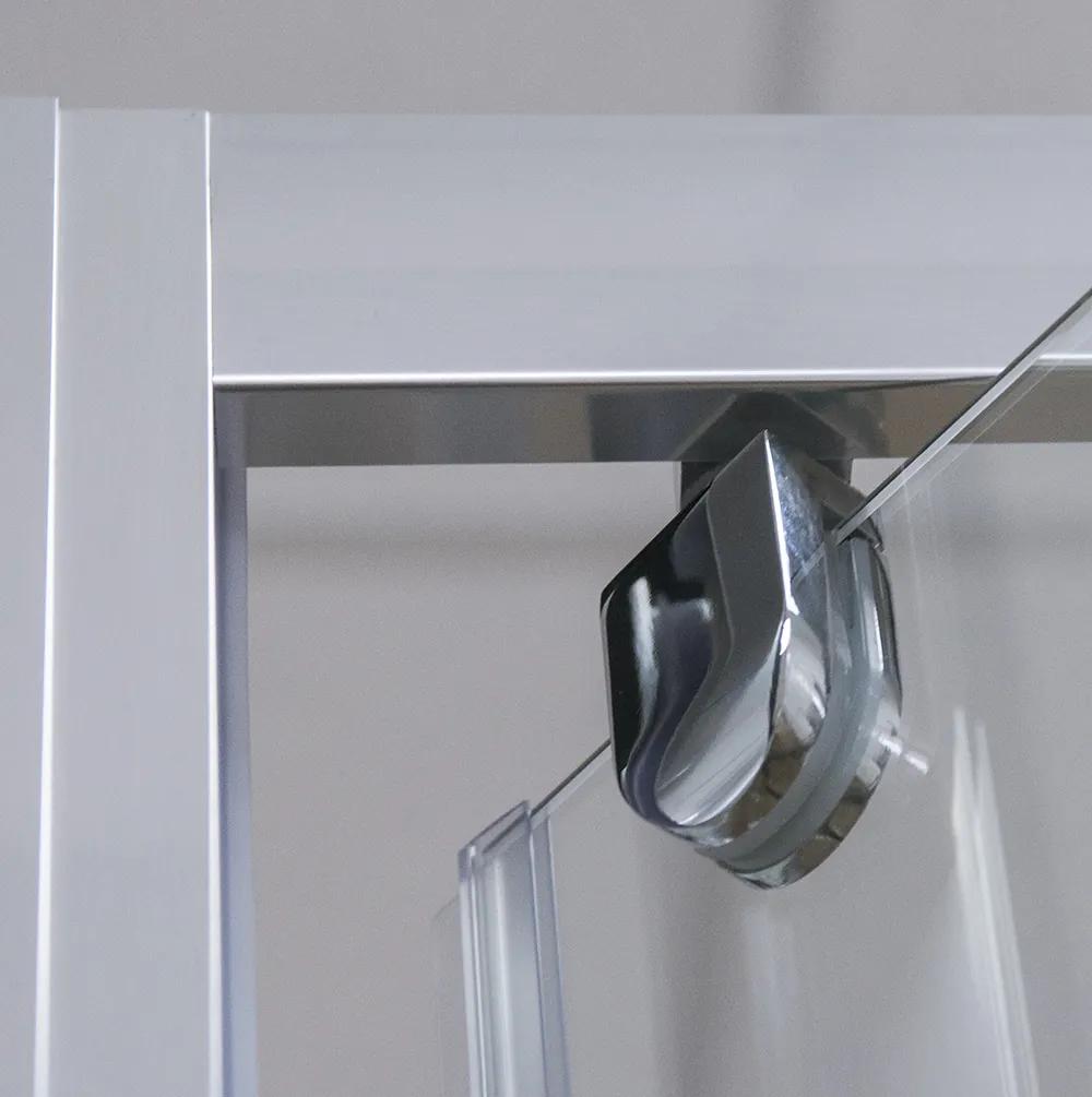 Roth LEGA LINE LLDO1 Jednokřídlé sprchové dveře pro instalaci do niky 100 cm Profil: Lesk, Sklo: Potisk