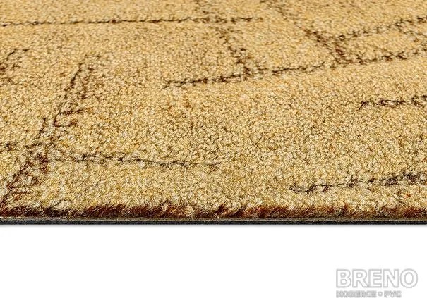 Breno Metrážový koberec NICOSIA 54 (Ecoluxe), šíře 500 cm, Vícebarevné/Béžová