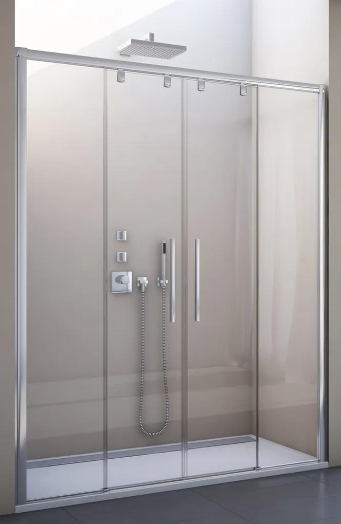 Sprchové dveře posuvné dvoudílné 170 cm (PLS4 170 50 07) SanSwiss