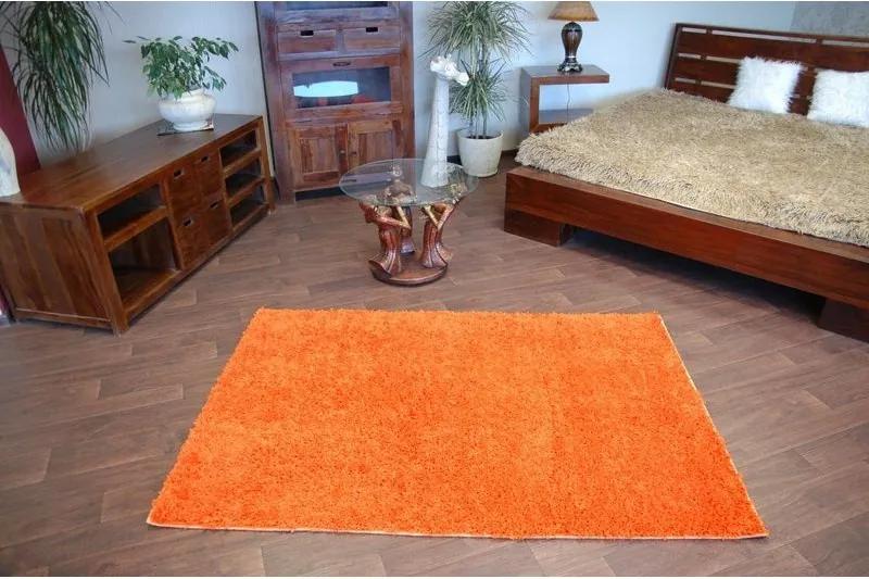 Koberec SHAGGY oranžový - 80x120 cm