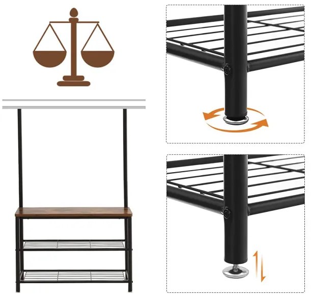 Věšákový stojan s botníkem HSR41BX