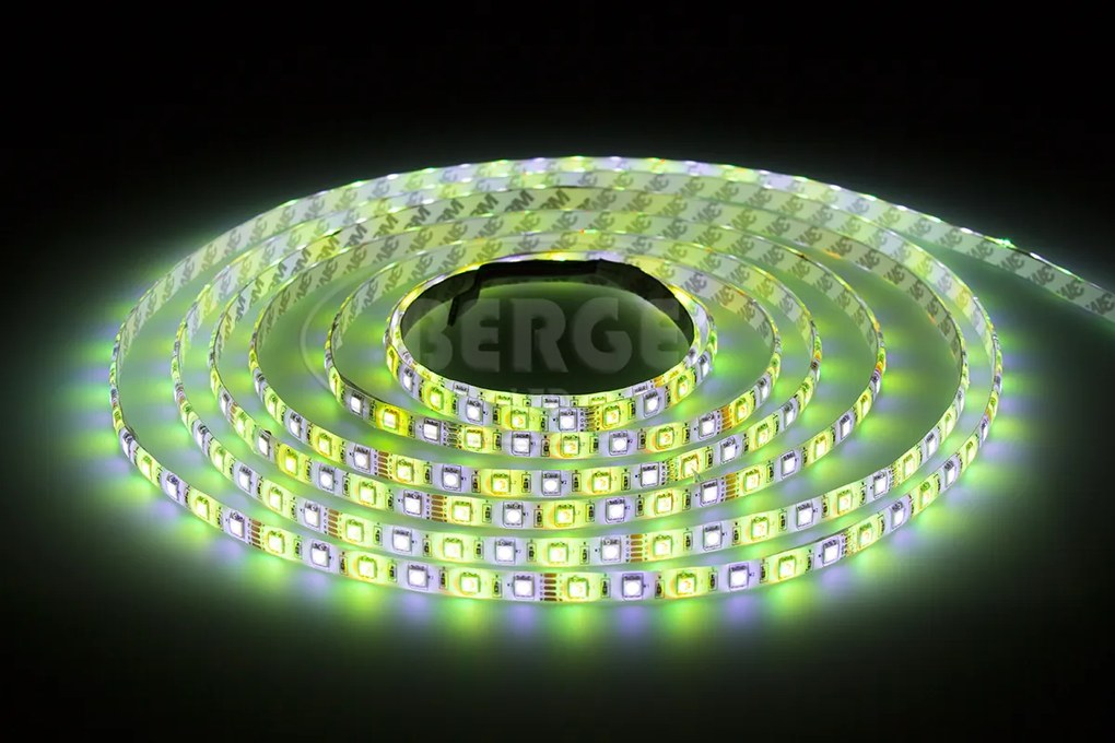 BERGE LED pásek - SMD 5050 - RGB+CW - 5 m - 60 LED/m - 14,4 W/m - IP65