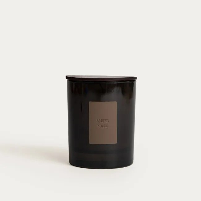 Svíčka URBAN LEATHER Amber Musk 781322