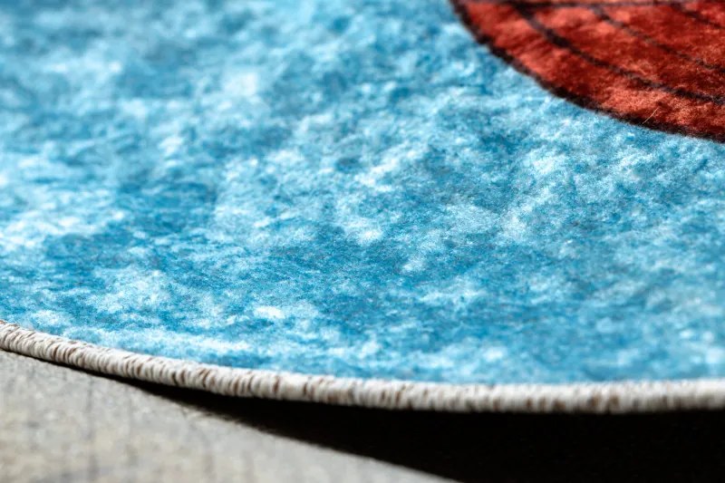 Dywany Łuszczów Dětský kusový koberec Junior 51594.801 Ocean  - 160x160 (průměr) kruh cm