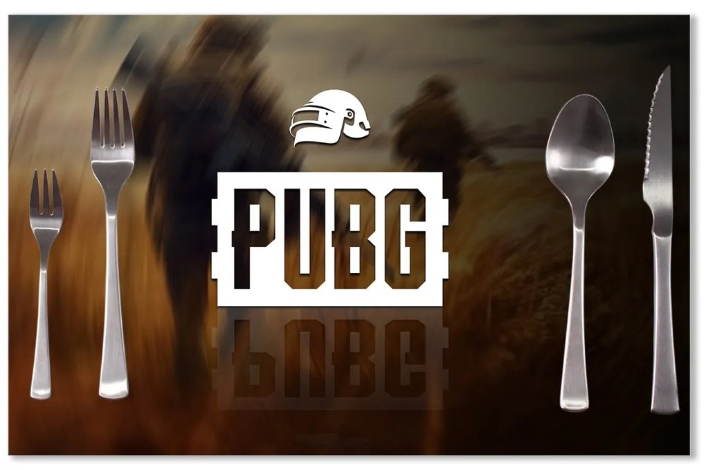 Sablio Prostírání PUBG Vojáci: 40x30cm