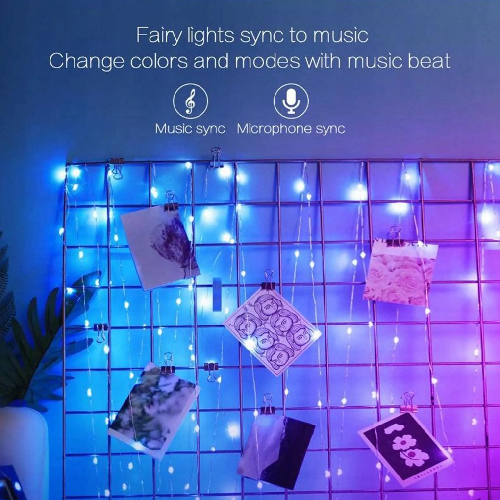 Fairy String Lights, SmartLED String Lights s dálkovým ovládáním 20 m