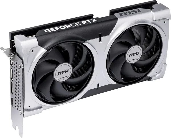 MSI NVIDIA GeForce RTX 5060 Ti 8G VENTUS 2X OC PLUS (RTX 5060 Ti 8G VENTUS 2X OC PLUS) Černá/stříbrná