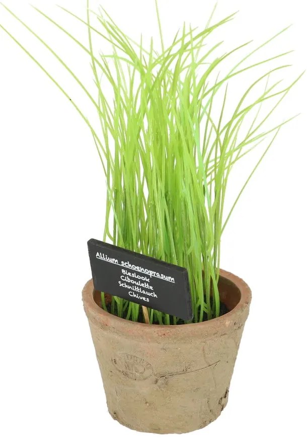 Umělá rostlina (výška 27 cm) Chives – Esschert Design