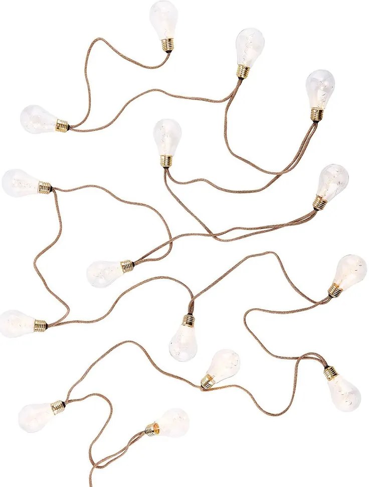 Butlers BULB LIGHTS Světelný řetěz žárovky 15 světel