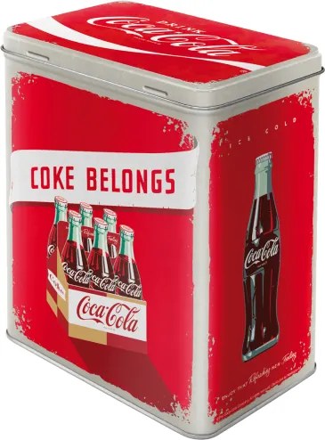 Postershop Plechová dóza - Coca-Cola (Coke Belongs) 3l