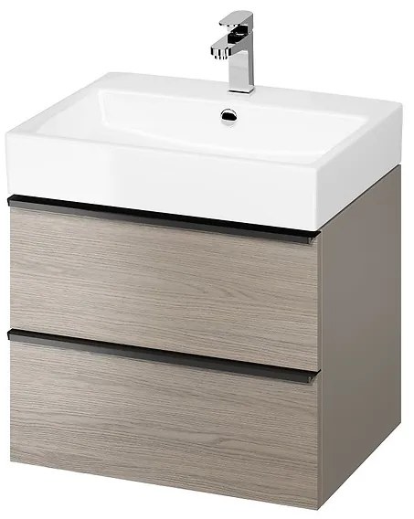 Cersanit - VIRGO závěsná skříňka pod umyvadlo 60cm, šedá, S522-021