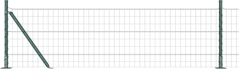 Evropský plot s betonovou základnou 50 x 0,4 m Zelená Síťovina 3350868