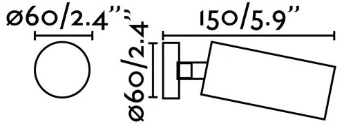 FARO 43722 - Bodové svítidlo STAN 1xGU10/8W/230V bílá