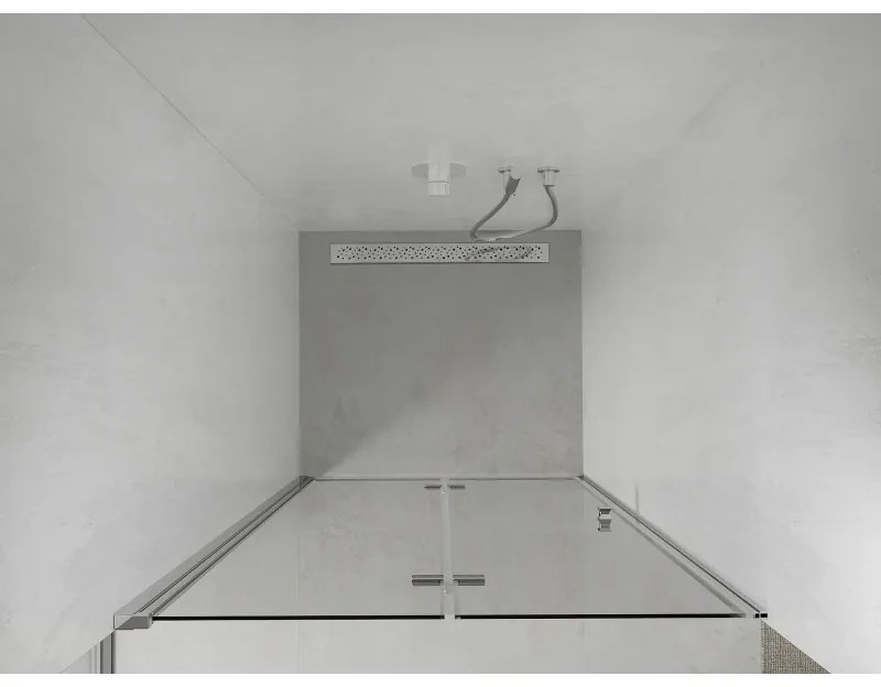 Mexen Lima skládací sprchové dveře 60 cm, Průhledné, Chromovaná - 856-060-000-01-00