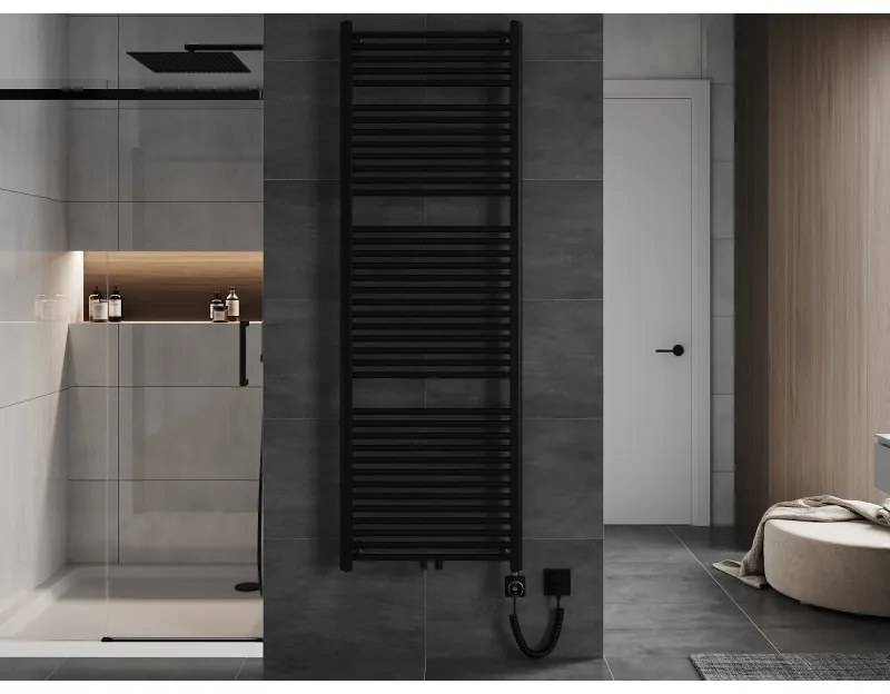 Mexen Mars, elektrické topné těleso 1800x600 mm, 900W, černá matná, W110-1800-600-6900-70
