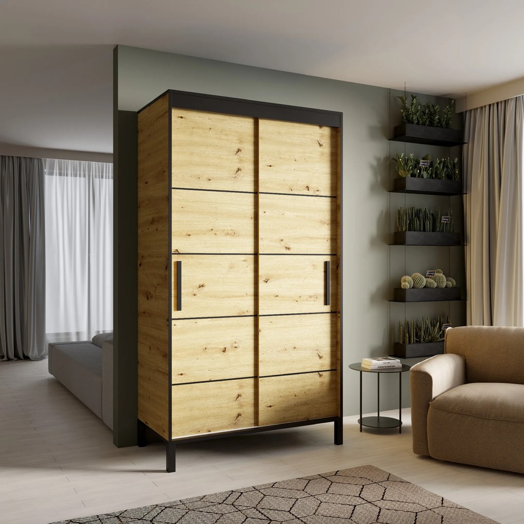 ADRK Furniture Posuvná skříň BELL 120 SW-BLL-120-A