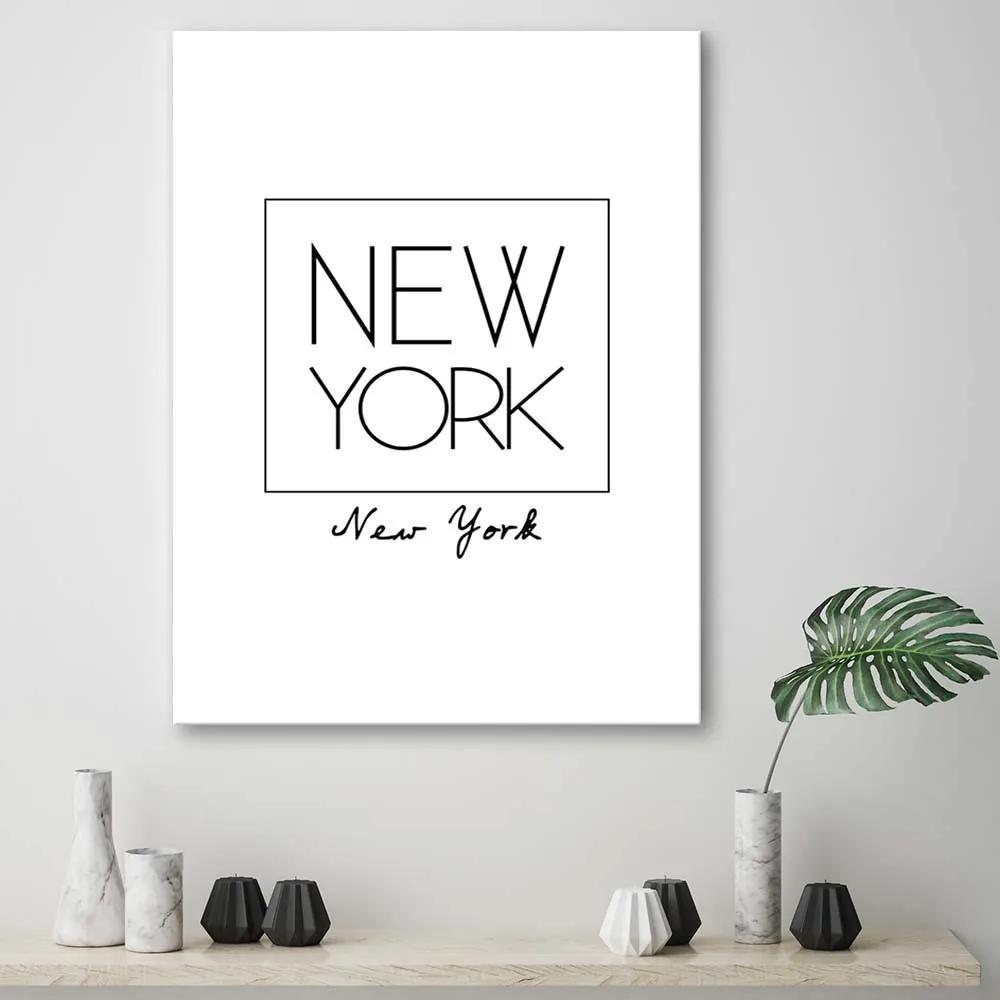 Gario Obraz na plátně Nápis New york city Rozměry: 40 x 60 cm