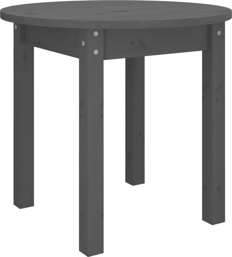 vidaXL Konferenční stolek Ø 45 x 40 cm masivní borové dřevo [822334] Barva: Přírodní
