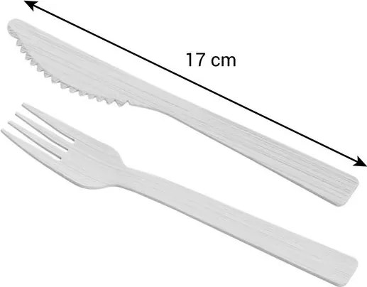 TESCOMA Vidlička a nůž PARTY TIME, bambus, 6 + 6 ks