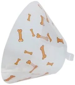 KRUUSE Límec ochranný BUSTER plastový Bone oranžový 12,5cm