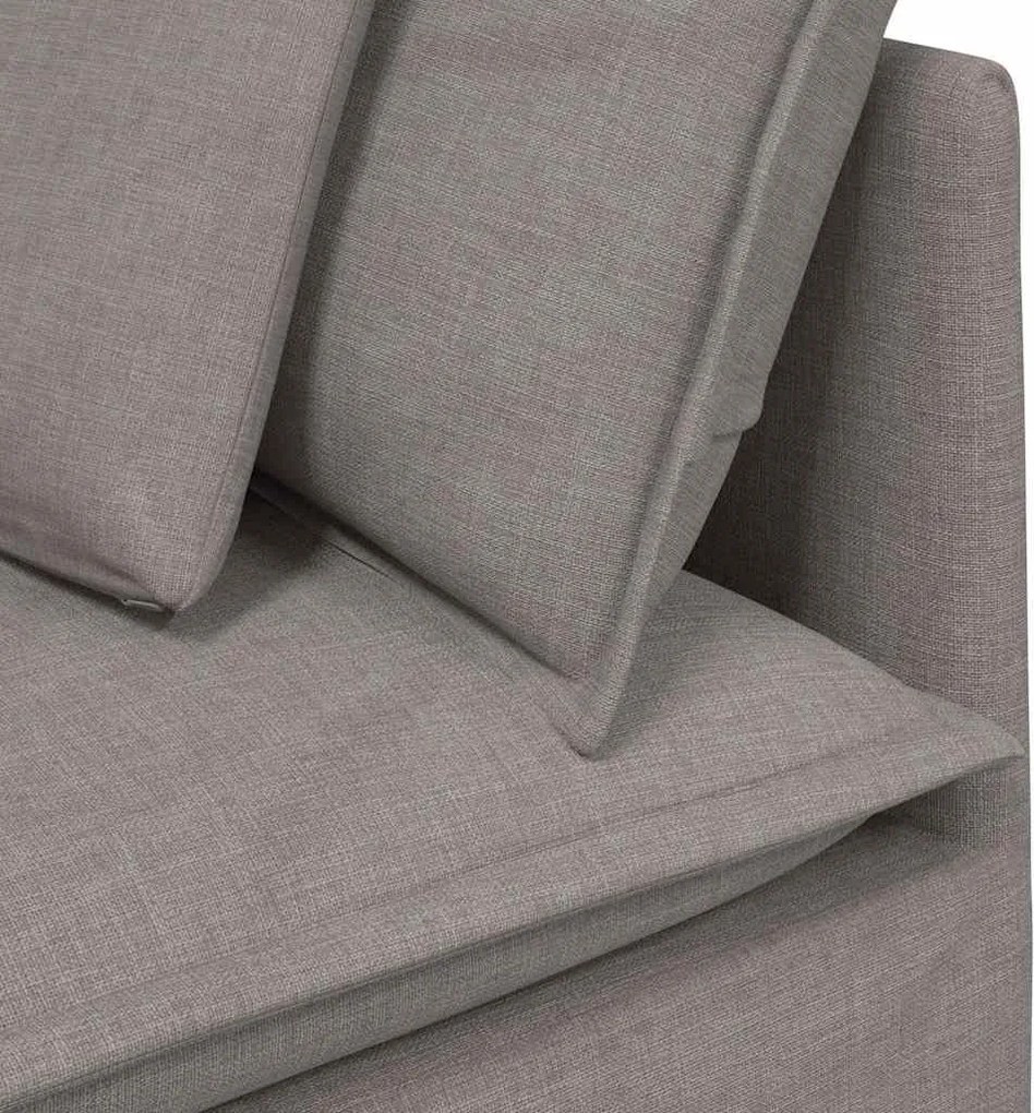 Modulární pohovka s polštáři textil taupe 3321242