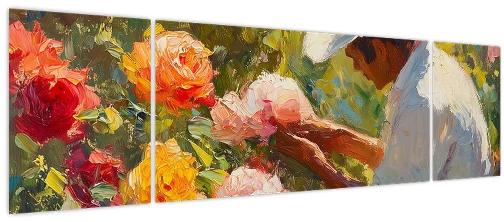 Obraz - Zahradník (170x50 cm)